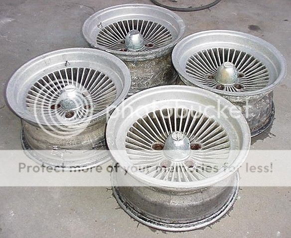 AMERICAN RACING VINTAGE SET OF 4 15" TURBINE / HURRICANE / CYCLONE ...