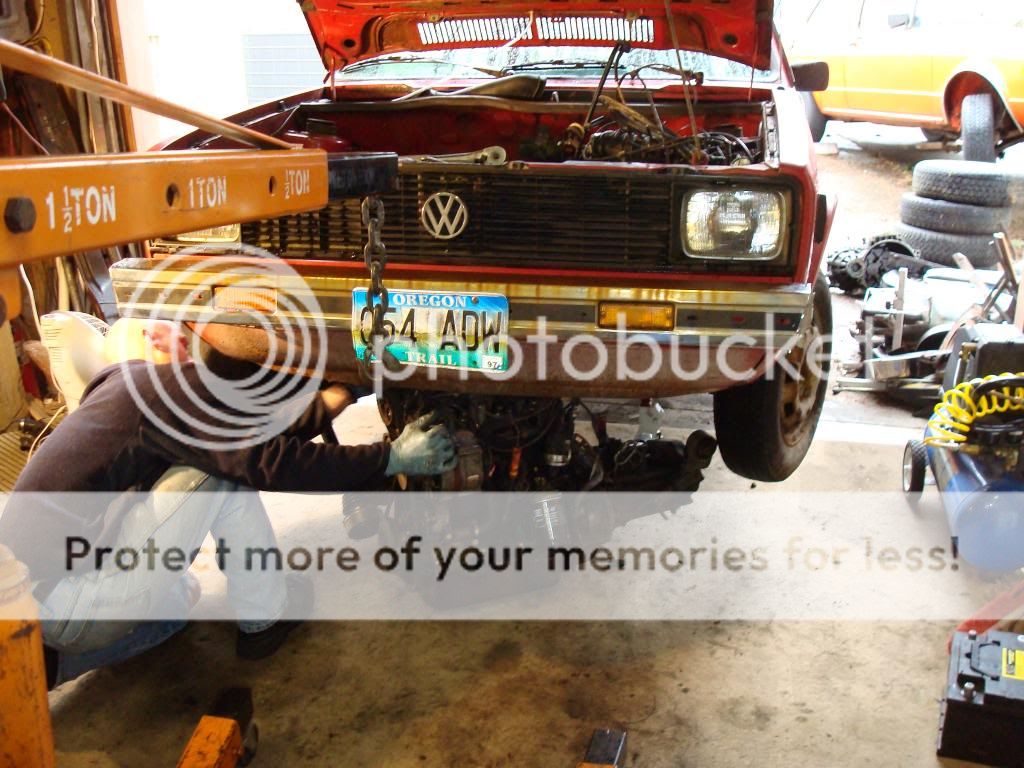 Engine pull using the vw engine hoist special tool? | VW Vortex ...